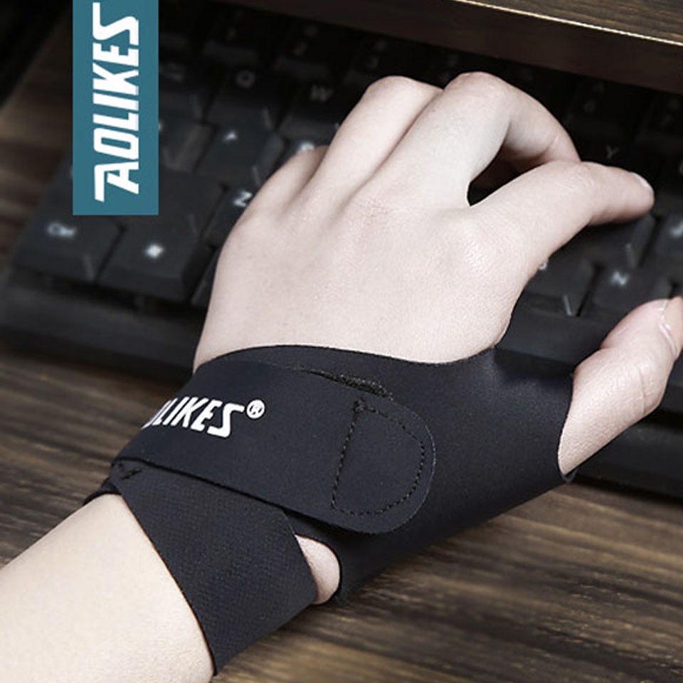 AOLIKES 1Pcs Thumb Wrist Tendon Sheath Sprains Brace Support Sport Work ...
