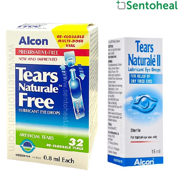 Alcon Tears Naturale II 15ml/ Tears Naturale Free - Lubricant Eye Drops ...