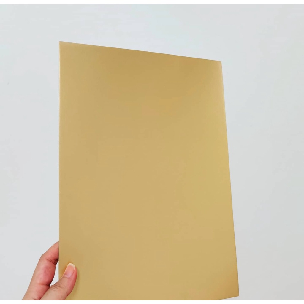 10 pcs. 240gsm Matt Gold A4 Paper Thick Cardstock. Fancy Paper Supply ...