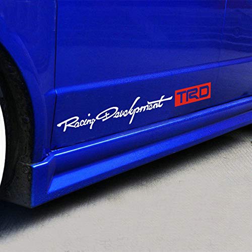 2PCS TRD Car Toyota Racing Development Sticker Decals | Shopee Singapore