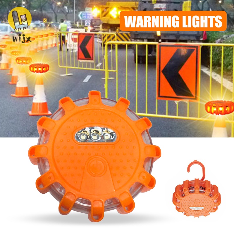 LED Traffic Warning Light Strong Magnetic Safety Road Flare Emergency ...