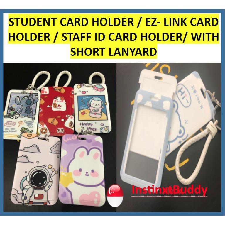 STUDENT CARD HOLDER / EZ- LINK CARD HOLDER / STAFF ID CARD HOLDER/ WITH ...