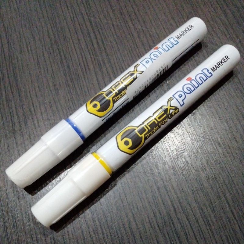 Orex paint marker (yellow and blue) | Shopee Singapore
