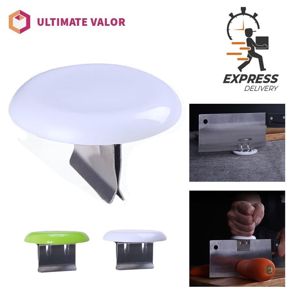 [SG Seller] Portable Kitchen Knife Cap Stainless Steel Vegetable ...