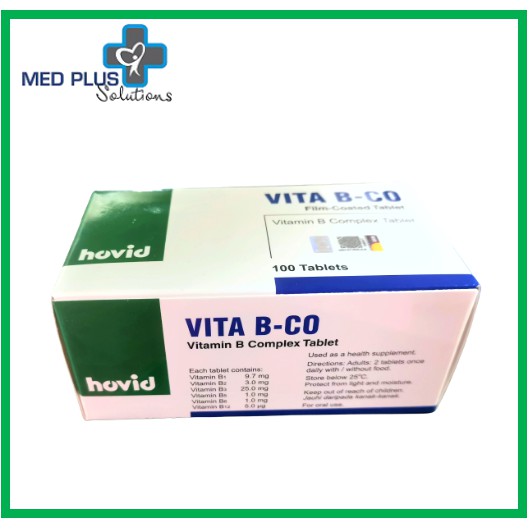 Vita B-Co Vitamin B Complex Tablets 100's (EXP: 3/2027) | Shopee Singapore