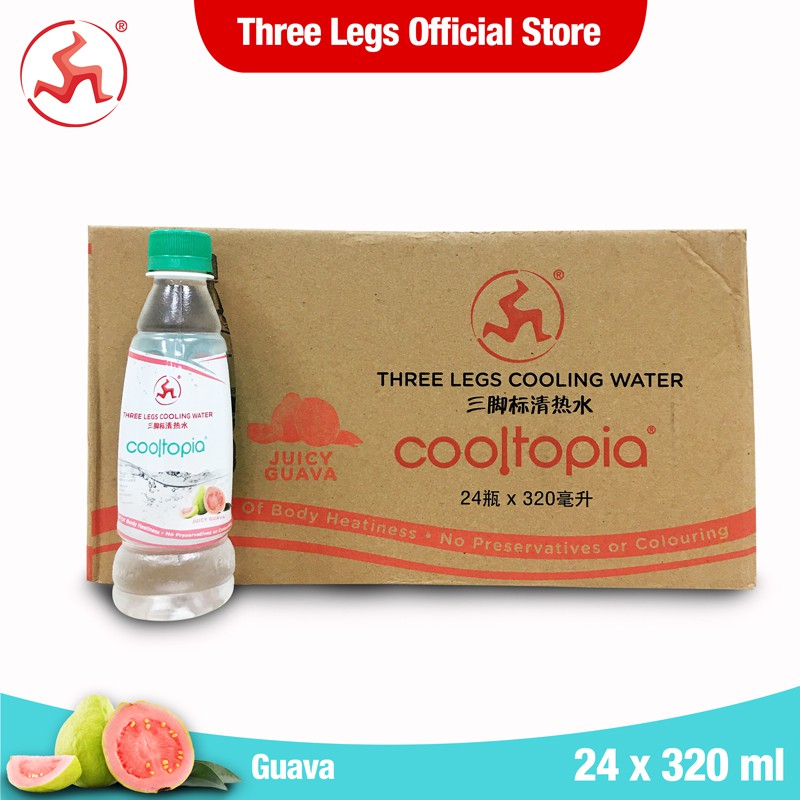 Three Legs Cooling Water Cooltopia 三脚标果味清热水 -Relief Body Heartiness ...