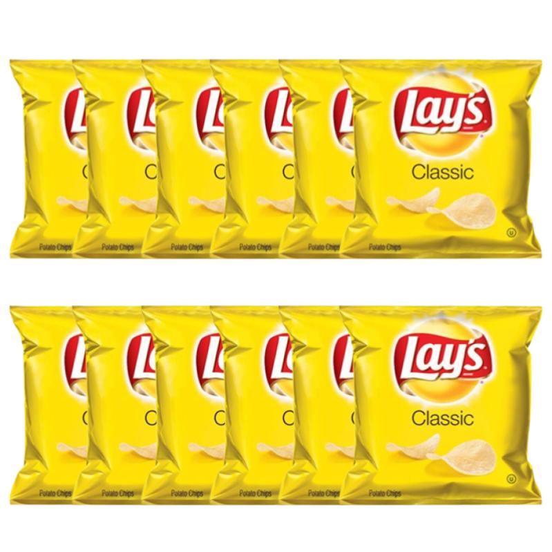 [Bundle of 12] Lay's Classic Original Potato Chips, 28G - DKSHSG ...
