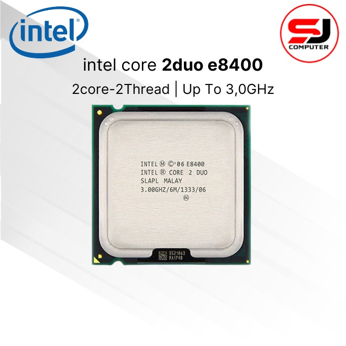 INTEL CORE 2 DUO E8400 LGA 775 TRAY PROCESSOR | Shopee Singapore
