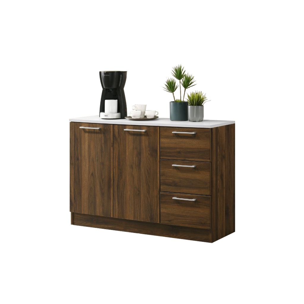 Living Mall Hallie Series Modular Kitchen Cabinet Melamine Panel Top ...