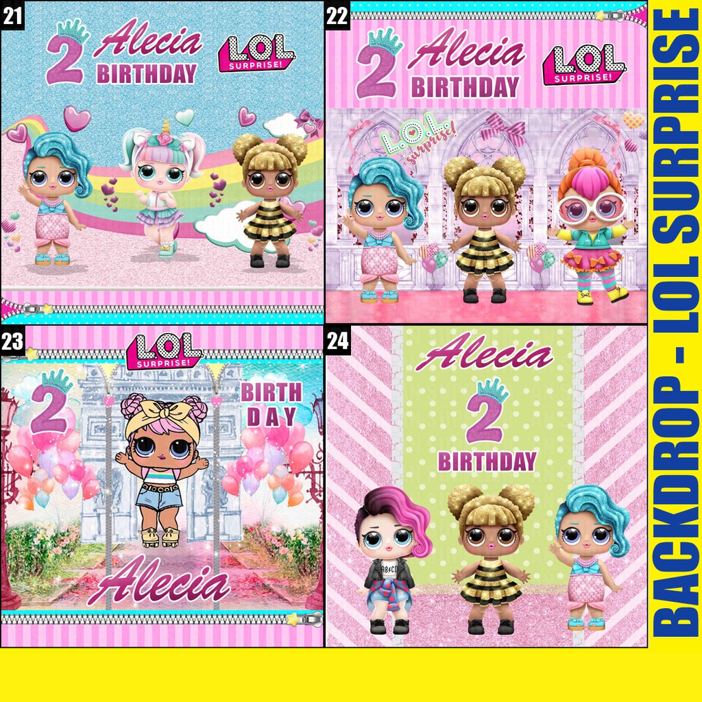 Lol Theme Birthday BACKDROP/BANNER/Birthday | Shopee Singapore