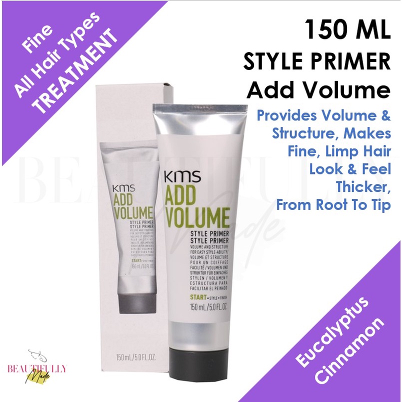 KMS California Add Volume Style Primer 150ml - For Volume Styling ...