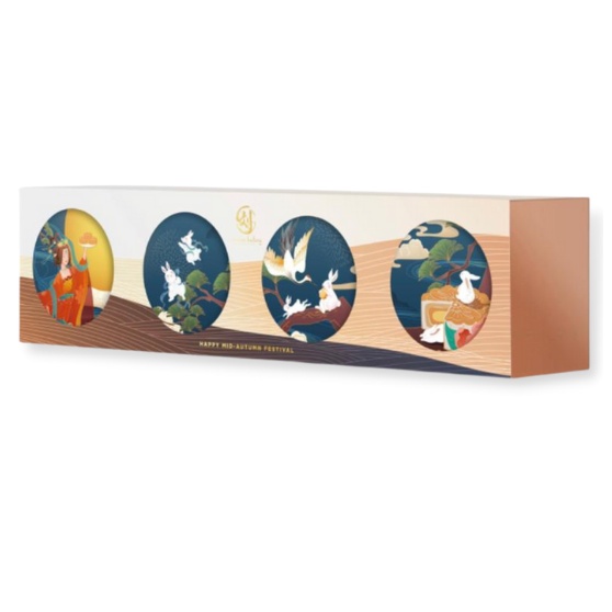 [GWP] Liumama Mooncake Box Of 4 (Empty Box) | Shopee Singapore