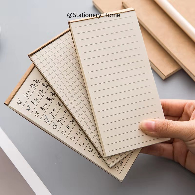 50PCS Tearable Practical Memo Pad Kraft Paper Portable Memo Pad ...