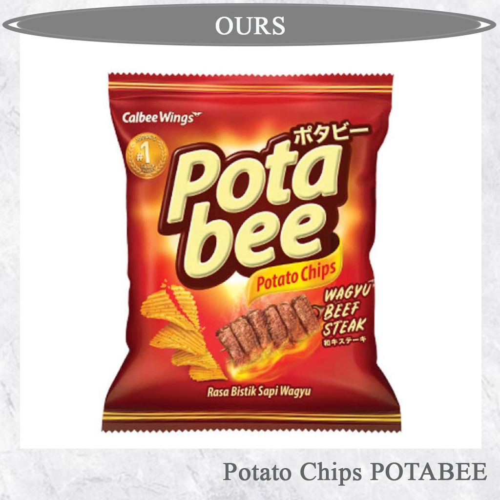POTABEE Potato Chips Wagyu Beef Steak 68g | Shopee Singapore