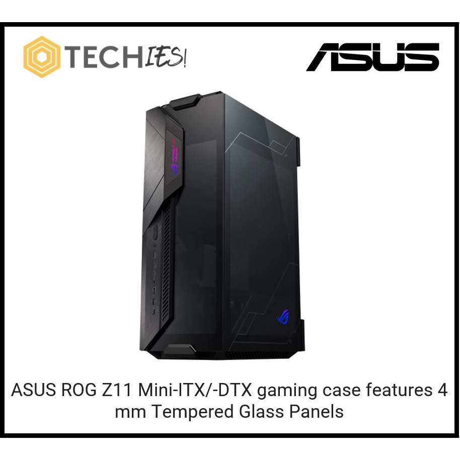 Asus ROG Z11 Mini-ITX/-DTX gaming case features 4 mm tempered glass ...