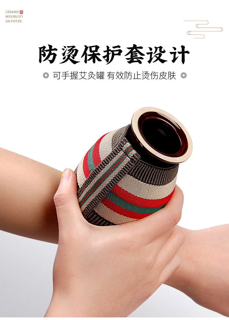 [SG Stock] Moxibustion Ceramic Jar Zisha Scraping Cup Warm Compress ...