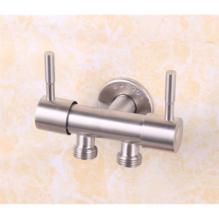 Stainless Steel SUS304 Faucet Two Way Faucet With Two Nozzle Dual ...