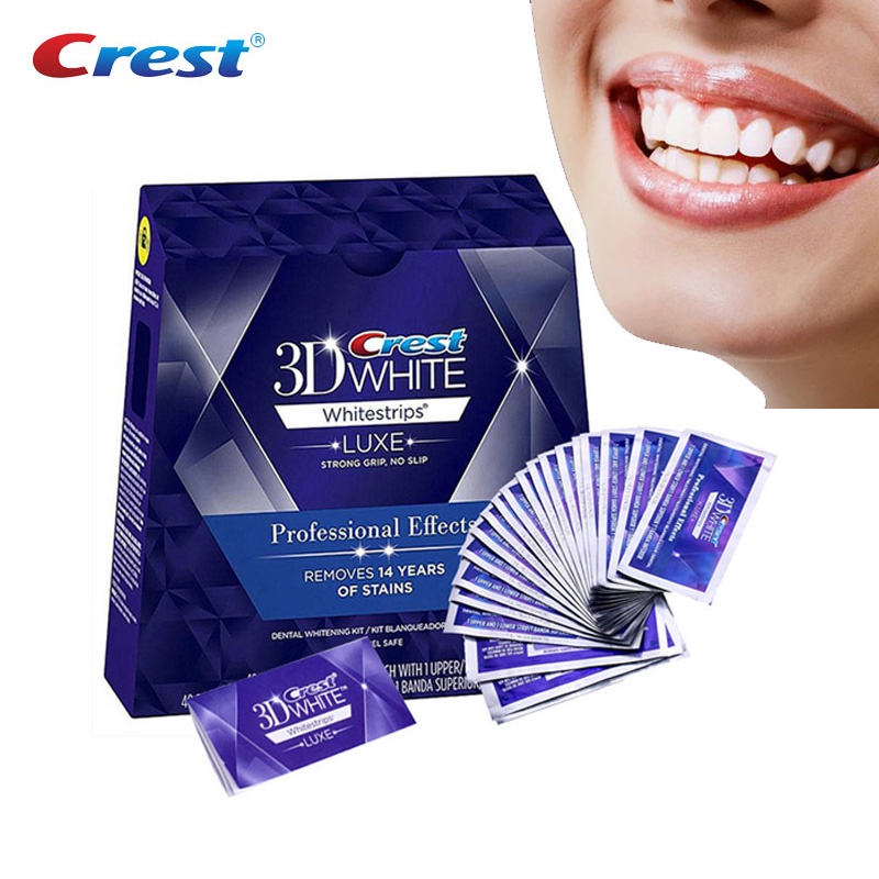 Crest White Chips 3D Teeth Whitening Whitestrips White Strips Dental ...