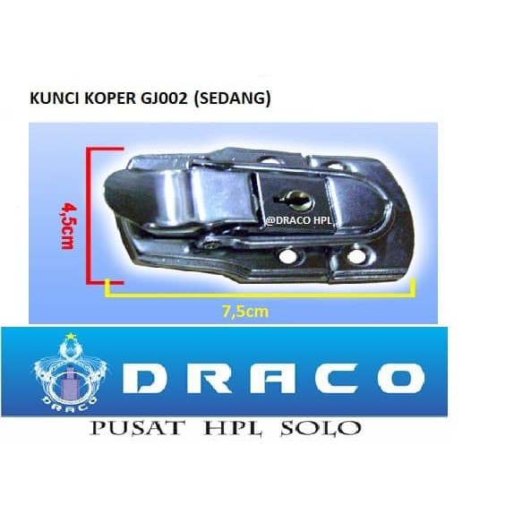 Hardcase Part - Suitcase Lock GJ002 (Medium) | Shopee Singapore