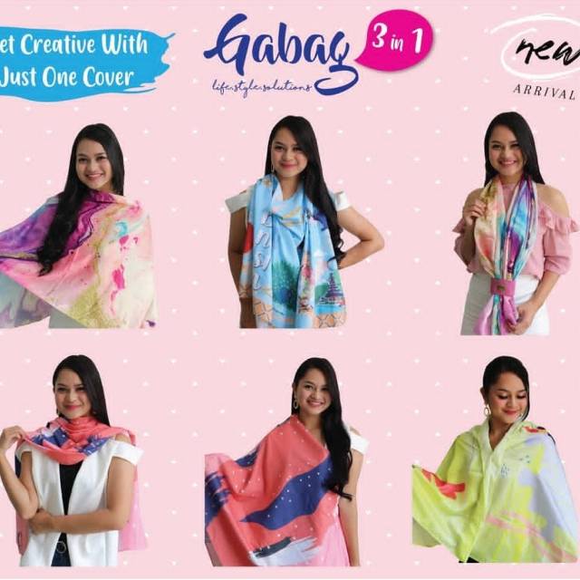 Breastfeeding Apron Gabag Scarf series Color | Water | Shopee Singapore
