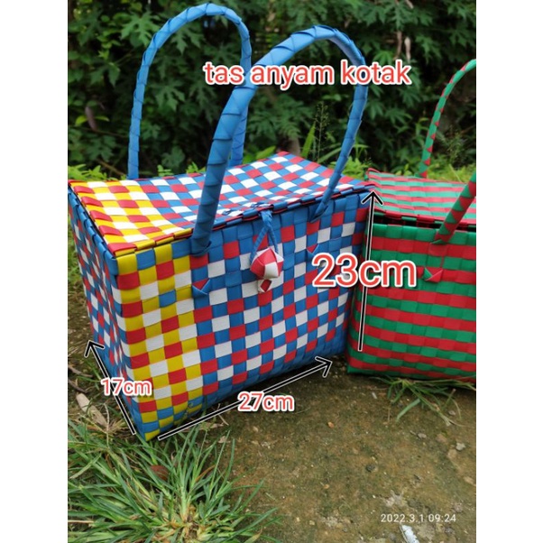 Woven box bag | Shopee Singapore