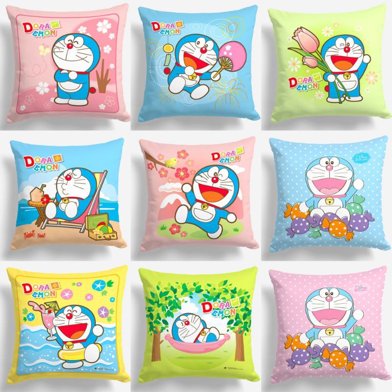 Doraemon ADVENTURE SERIES PRINT SOFA Pillow 40X40 CM | Shopee Singapore
