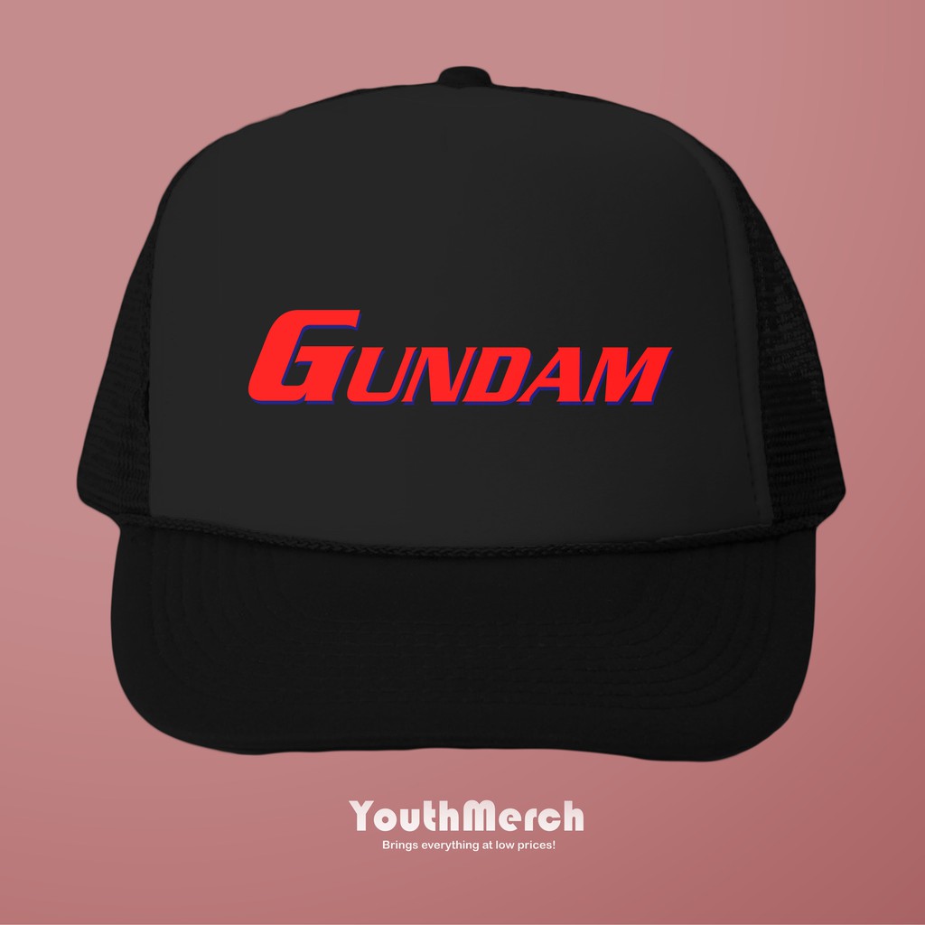 Hat Trucker Gundam Font - Anime Merch | Unisex | Gundam Trucker ...