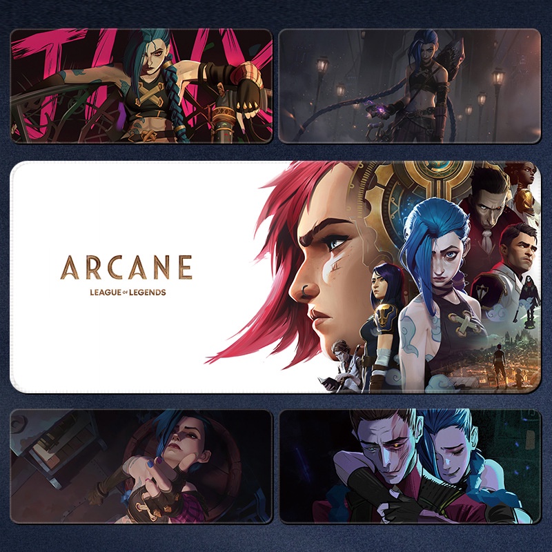 Battle of Two Cities Mouse Pad Oversized League of Legends Arcane ...