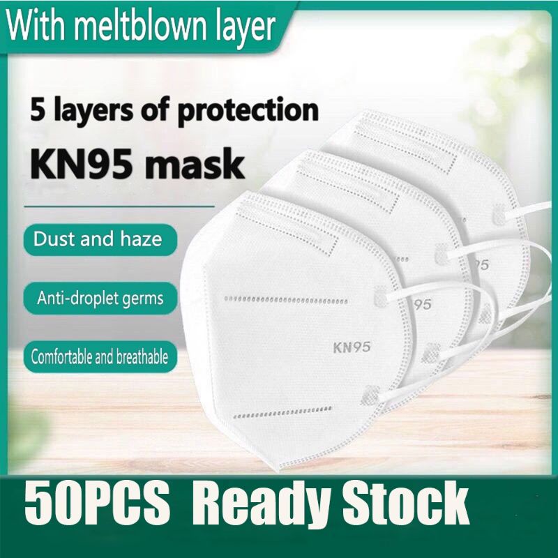 10Pcs Kn95 Face Mask Medical Earloop Health Disposable Supplies Ready ...