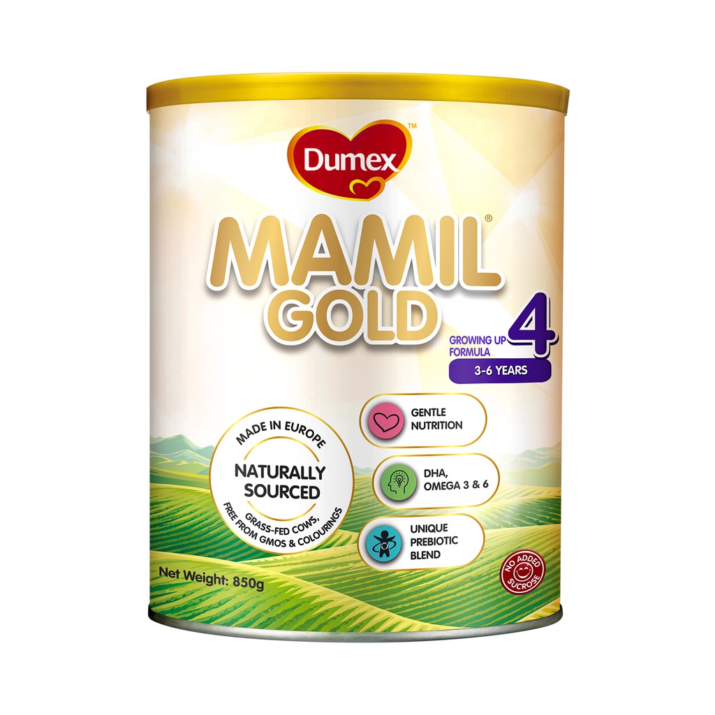 Dumex Mamil Gold Stage 4 Growing Up Kid Milk Formula 850g | Shopee ...