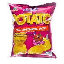 10 Packs Rota Potato Chips Tomato Flavour 15g Each HALAL | Shopee Singapore