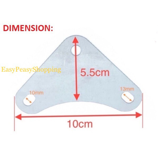 Corner Plate For Rack Angle Bar /Besi Plat Rak Besi /Slotted Angle Bar ...