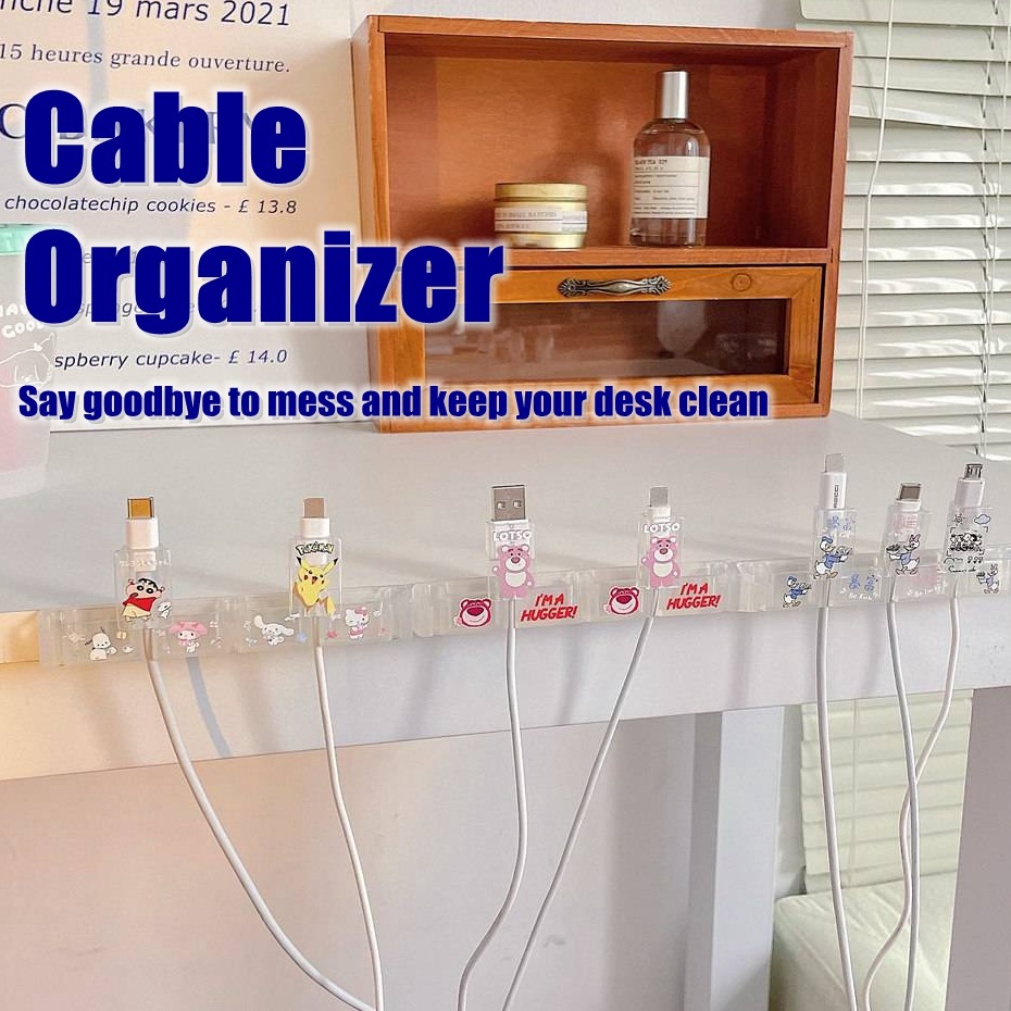Desktop Cable Organizer Management (1 Holds 5 Cables)(22 Syles ...