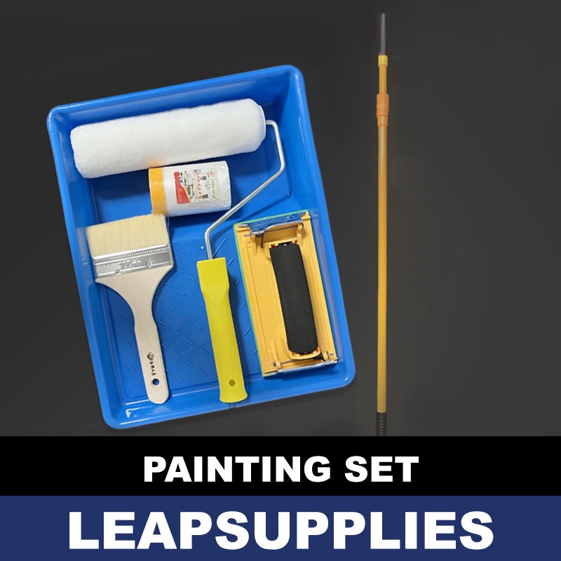 LEAP Painting Starter Kit | Paint Roller Combo Tray Set | Shopee Singapore