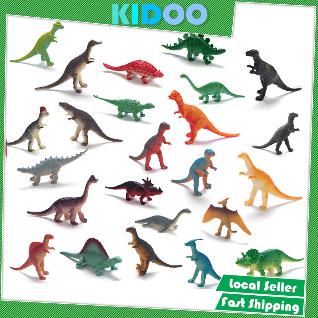 Kidoo Dinosaur Set Toy Models Mainan Dinosaur Toys T-Rex Tyrannosaurus ...