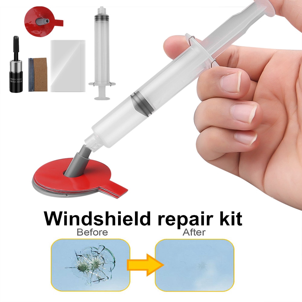 [Ready Stock] Auto Windshield Repair Kit Uv DIY Car Window Repair Tools ...