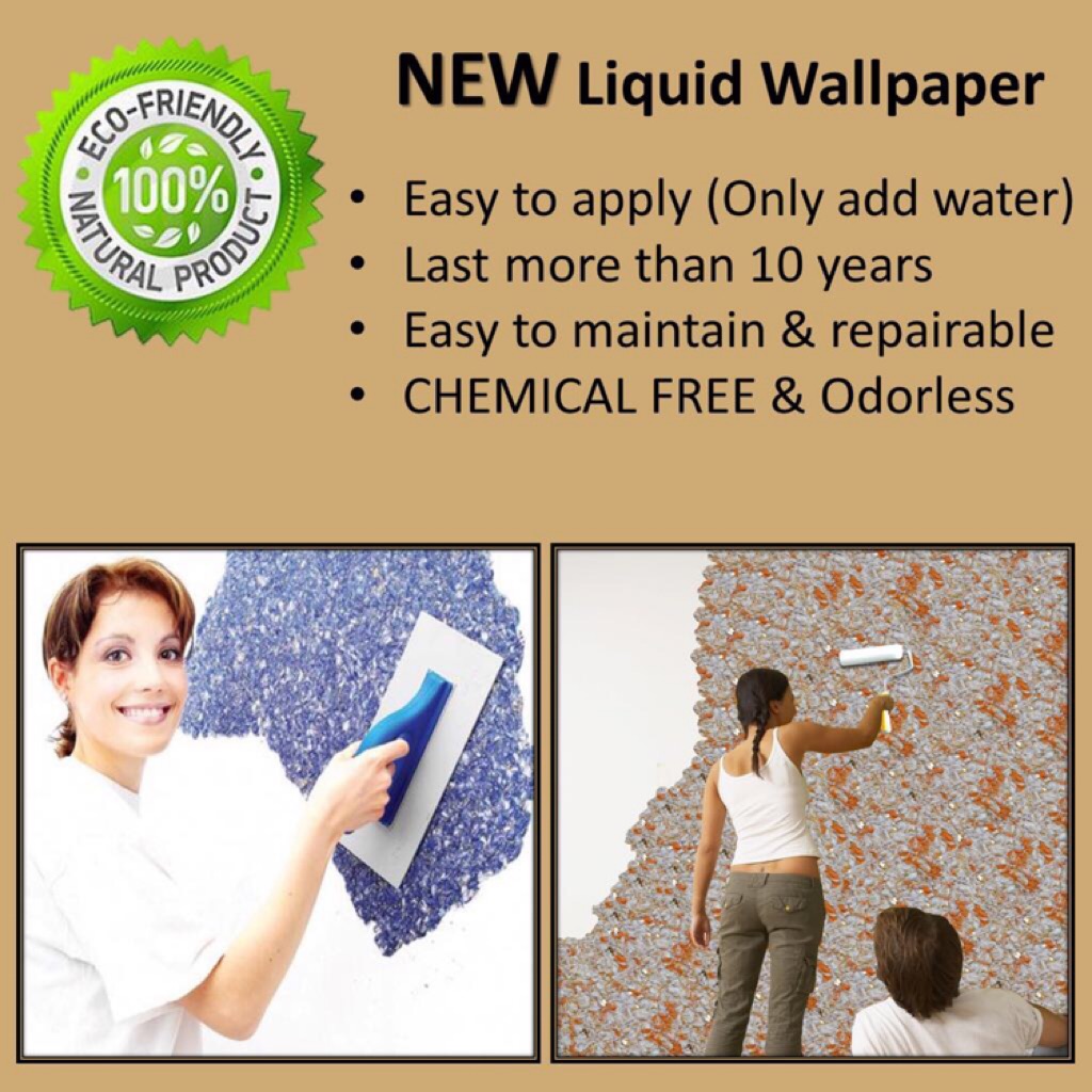 NEW Wall Coating Liquid Wallpaper | Shopee Singapore
