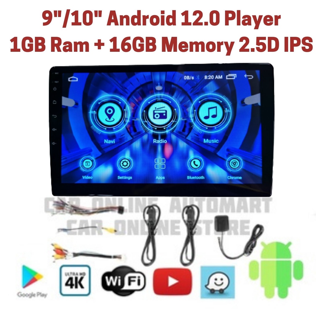 MEDIA PLAYER WITH CASING FOR ~ PROTON 9”/10” INCH BIG SCREEN ANDROID 12 ...