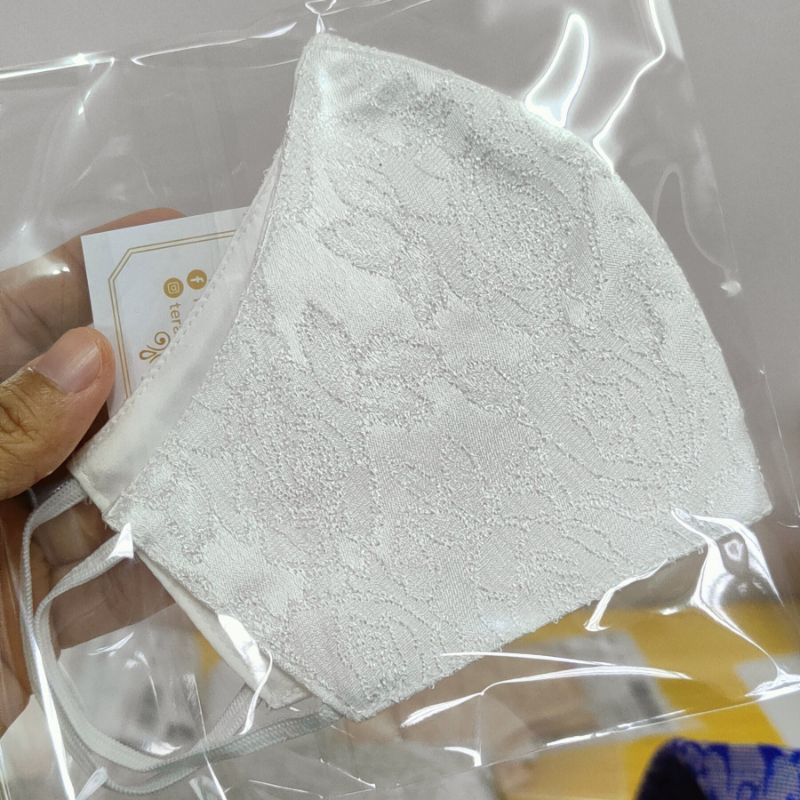 Face Mask Pengantin perempuan (Headloop/Earloop) Topeng muka fabric ...