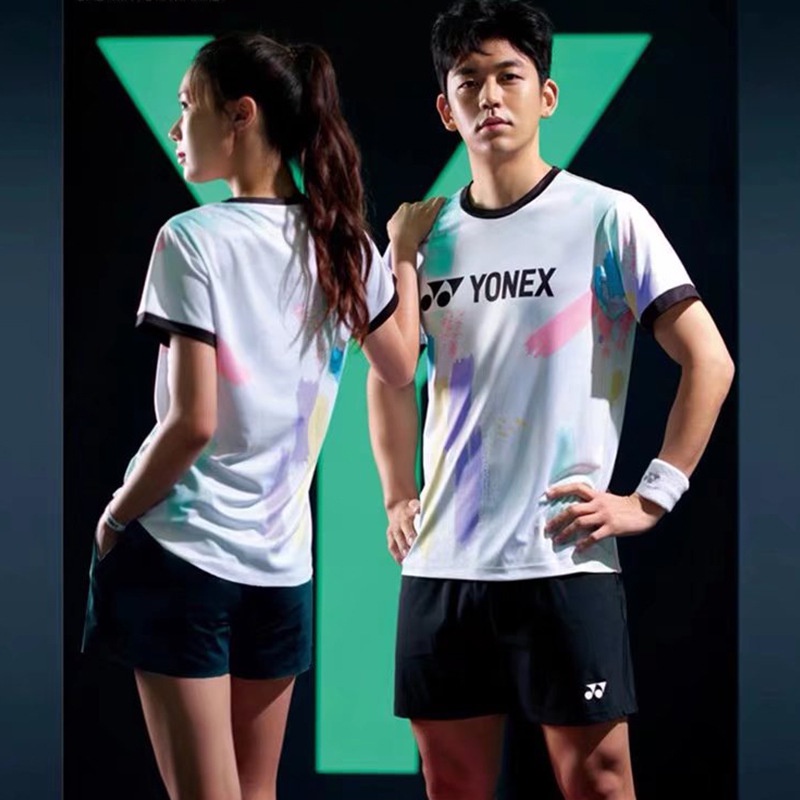 Yonex new badminton clothing men's and women's clothing quick-drying competition clothing Yuni ...