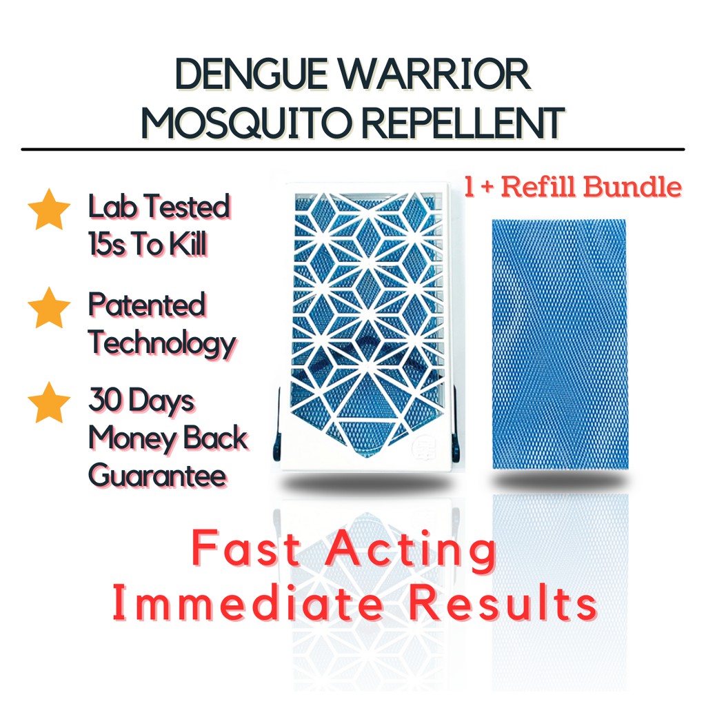 Dengue Warrior Resin Net Mosquito Repellent Odourless 30 Days Long ...