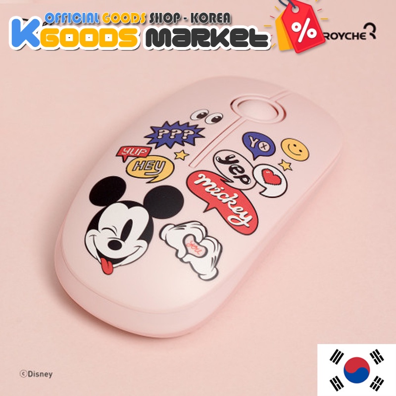Disney Mickey Mouse Silent Wireless Mouse x Royche | Shopee Singapore