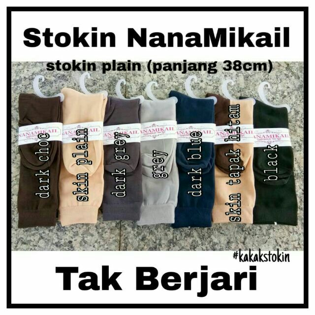 Stokin Plain Nanamikail jimat 6psg RM42.00 | Shopee Singapore