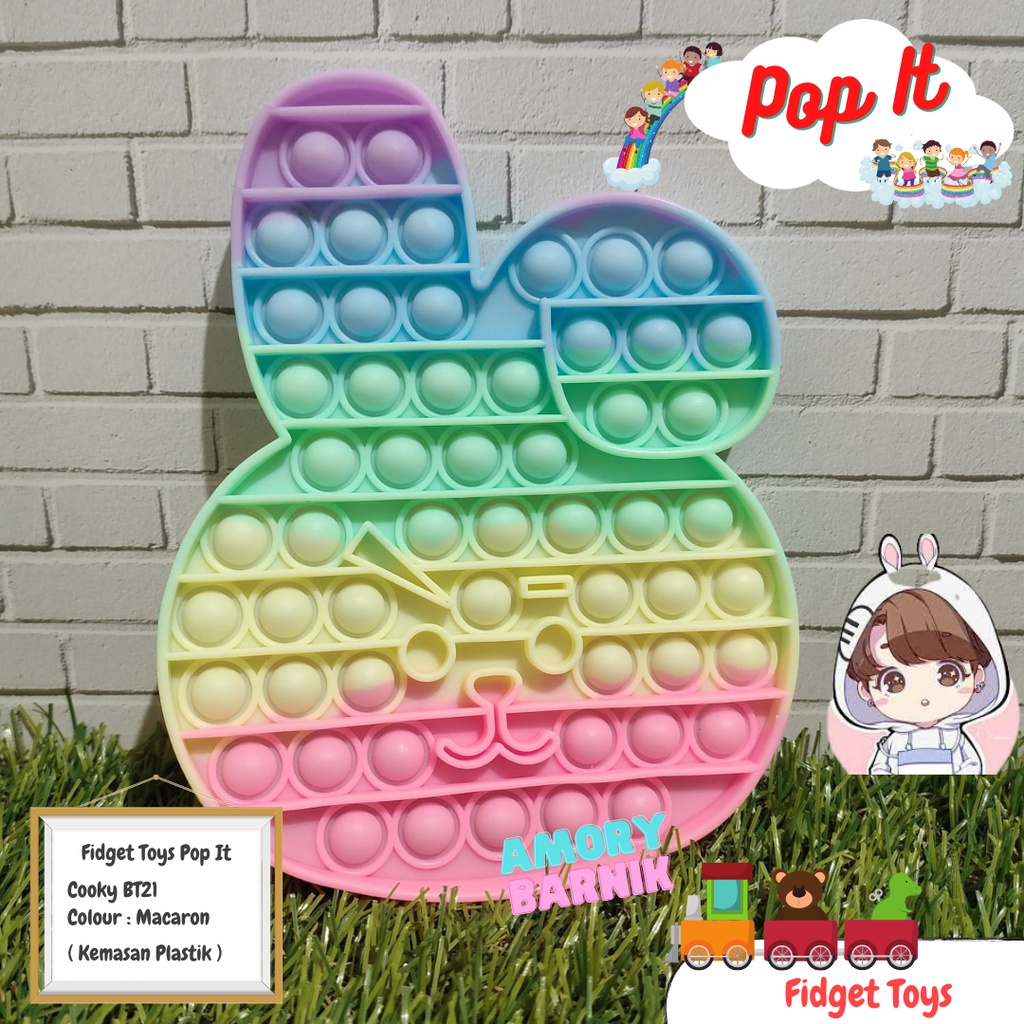 Pop IT BTS Color/POP IT COOKY BT21/Squishy | Shopee Singapore