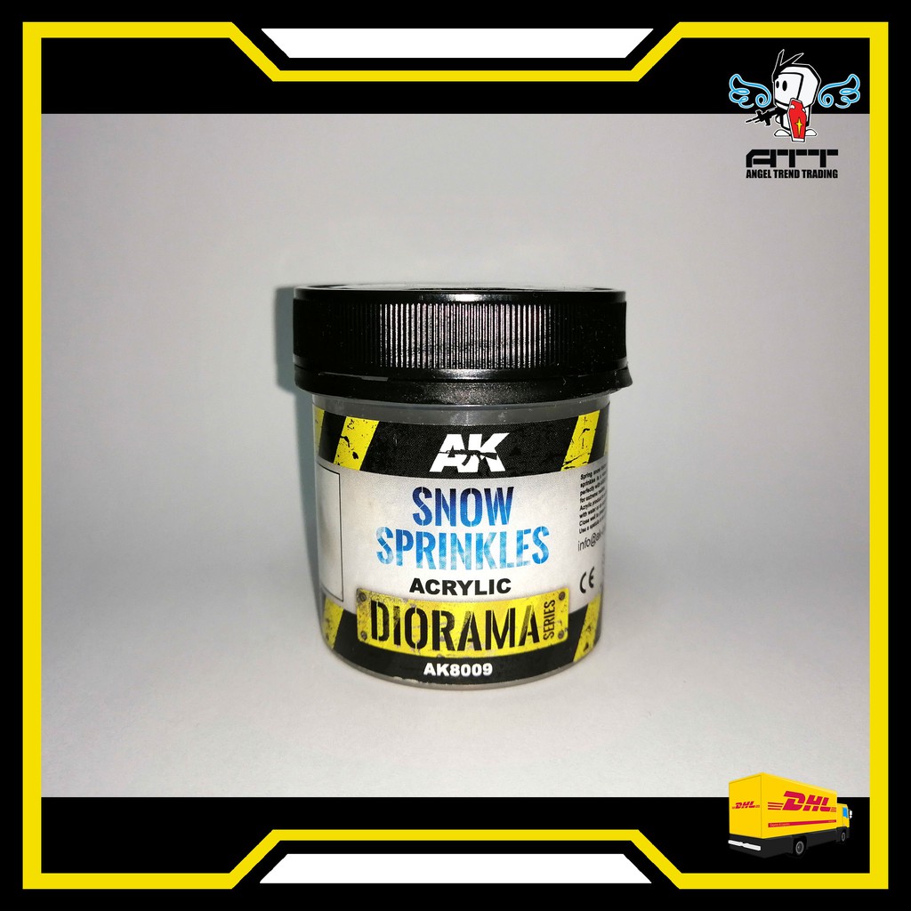 AK8009 SNOW SPRINKLES 100ML AK DIORAMA (Gunpla Gundam Paint Model Kit Tools Resin Statue ...