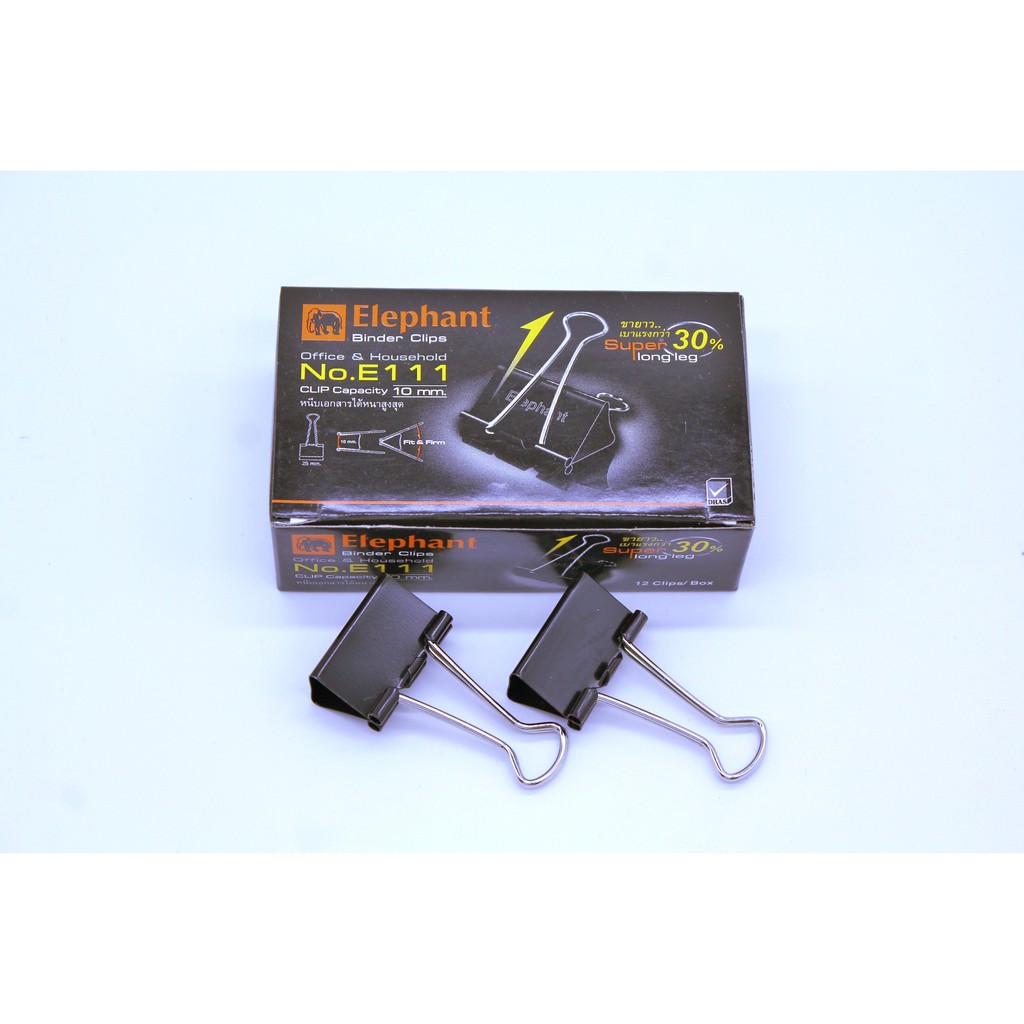 ELEPHANT BINDER CLIP E111 W:25MM | Shopee Singapore