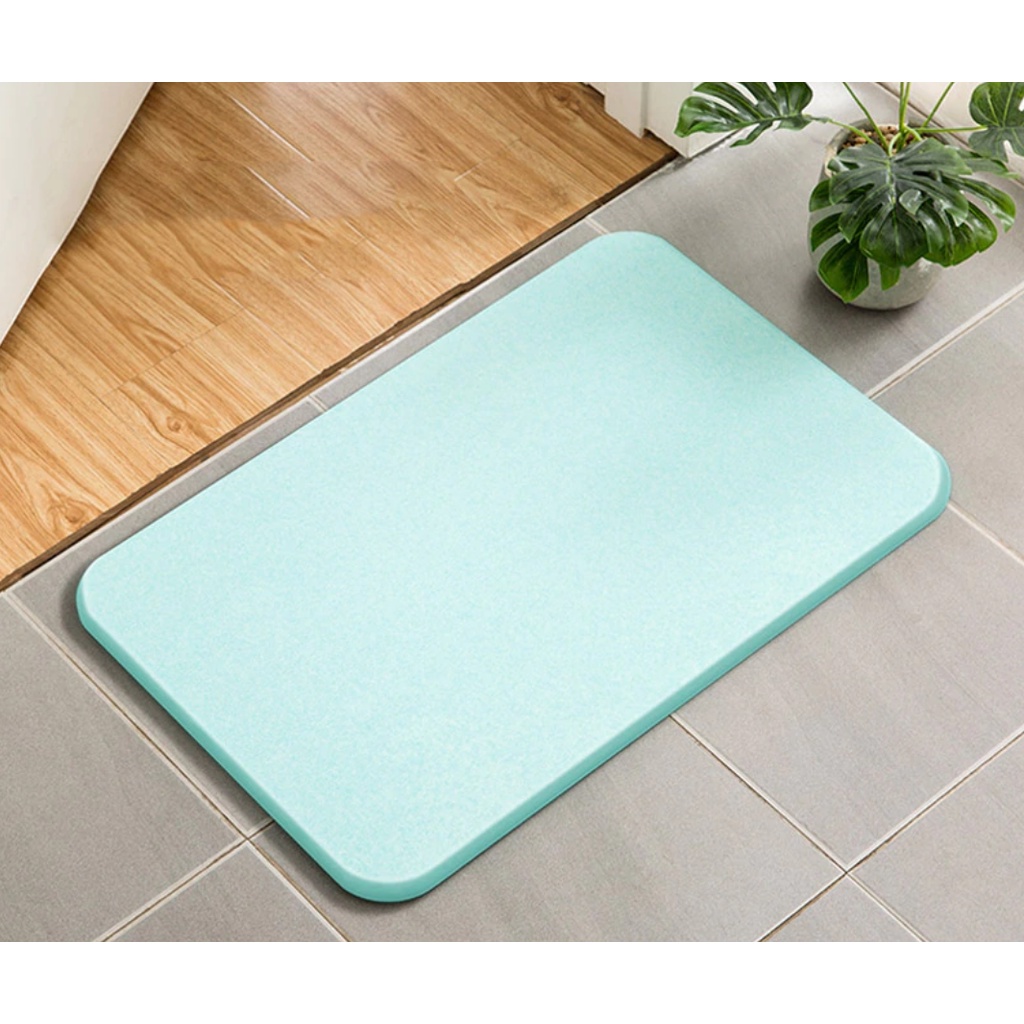 Japan Diatomite Absorbent Mat/Anti-Slip Highly absorbent Bathroom floor ...