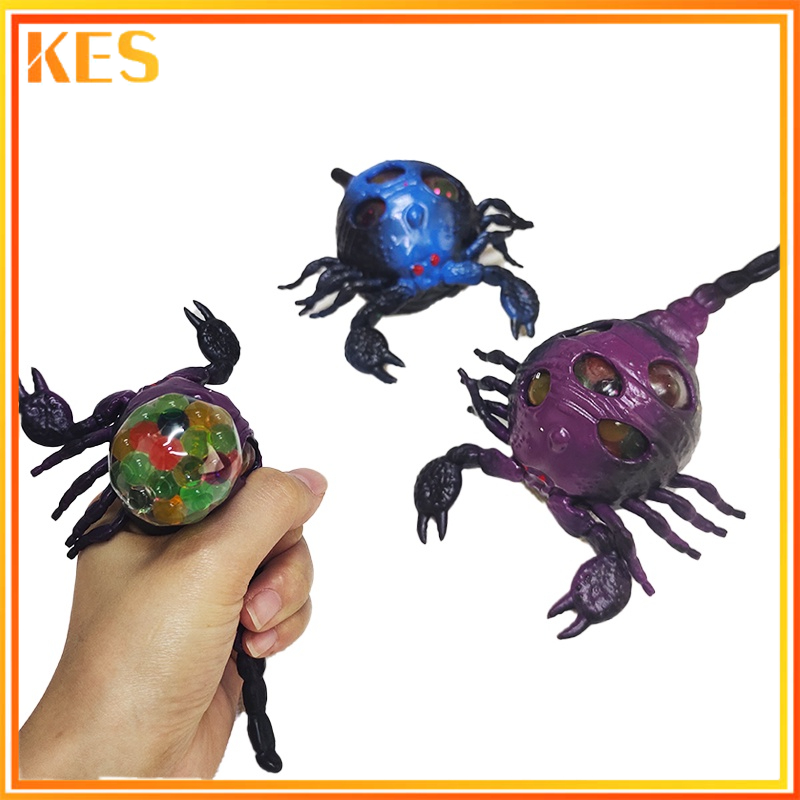 2022 Squeeze Toy Spider Colored Bead Grape Vent Ball Antistress Stress ...