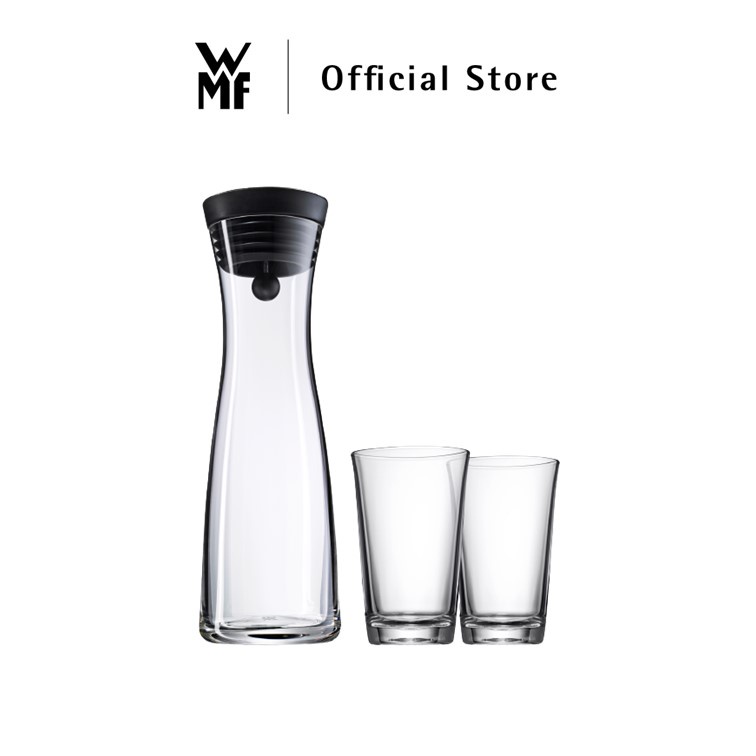 WMF Basic Decanter with 2 water glass | Shopee Singapore