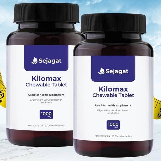 NEW Kilo Up Max (60 Tablets) Weight Gain Plus Vitamin Ubat Gemuk Tambah ...